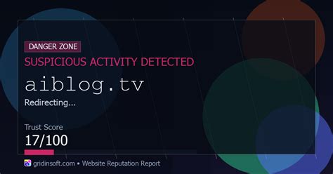Aiblog Tv Scam Check Blacklist Warning 17 100 Trust Score