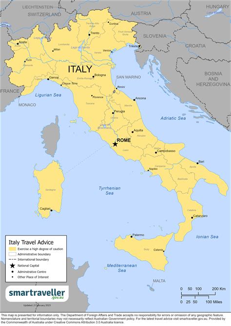 Detailed Political Map Of Italy With Roads Rivers And Major Cities