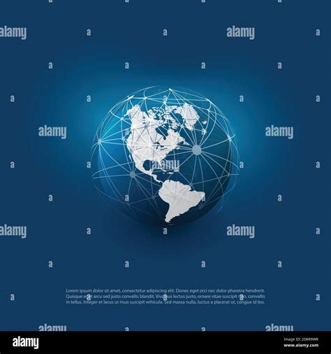 Dark Blue Modern Minimal Style Cloud Computing Networks Structure Telecommunications Concept