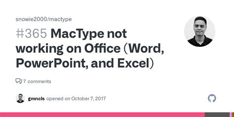 MacType Not Working On Office Word PowerPoint And Excel Issue Snowie Mactype