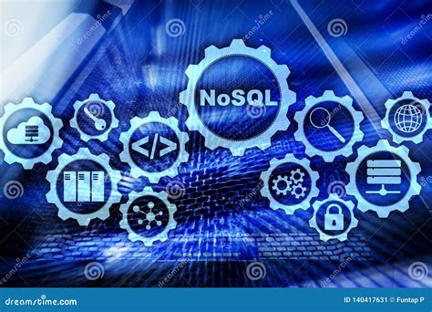 nosql structured query language database technology concept server