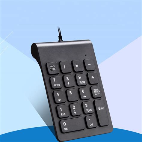 Usb Wired Number Pad Numeric Keypad 18 Key Digital Grandado