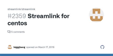 Streamlink For Centos · Issue 2359 · Streamlinkstreamlink · Github