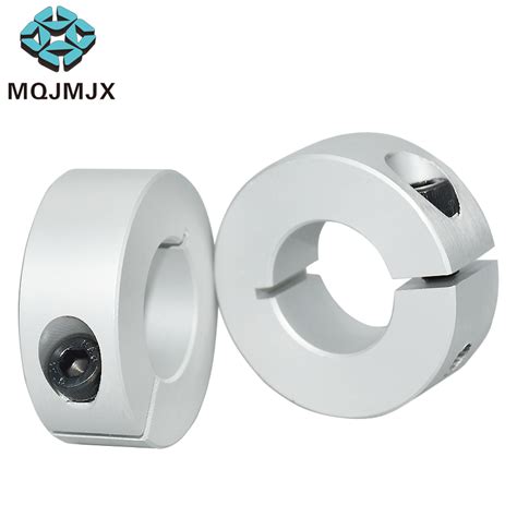 N95口罩机配件光轴固定环scsaw轴夹调节环锁紧套开口铝挡圈轴mq 虎窝淘