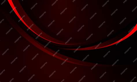 Premium Vector Abstract Red Black Curve Overlap With Blank Space Design Modern Futuristic