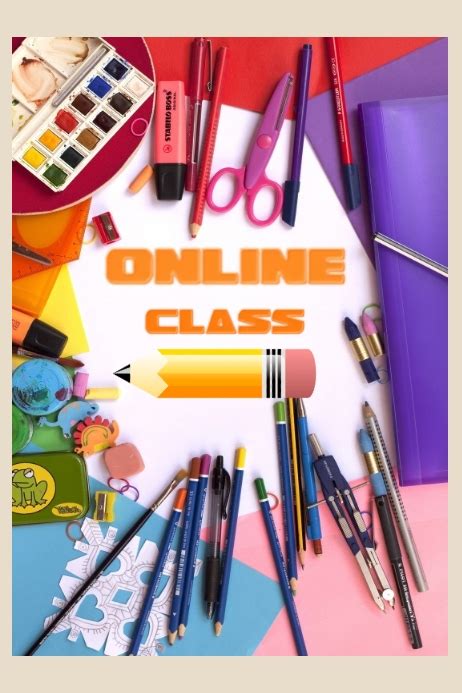 Online Class Template Postermywall