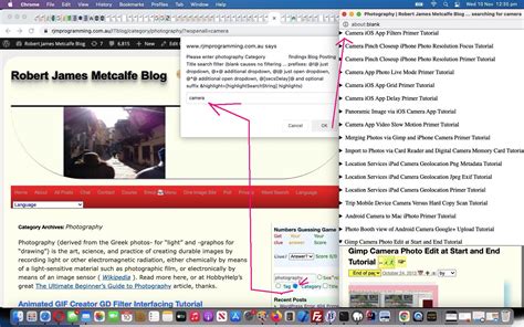 Wordpress Blog Search Within Search Reveal Tutorial Robert James Metcalfe Blog