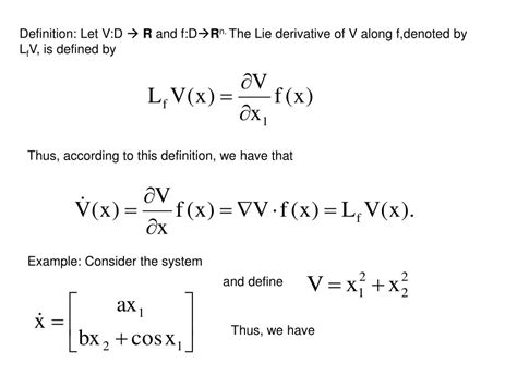 PPT Slotine And Li Applied Nonlinear Control PowerPoint Presentation ID