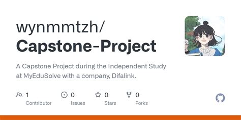 GitHub Wynmmtzh Capstone Project A Capstone Project During The Independent Study At
