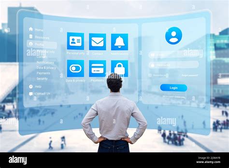 Secure Online Access With Password And Login Page To Manage Personal
