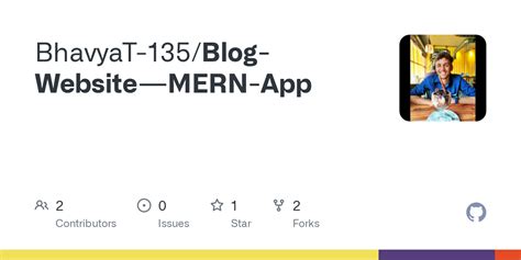 GitHub BhavyaT Blog Website MERN App