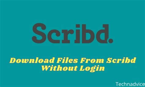 5 Ways To Download Files From Scribd Without Login 2025 Technadvice