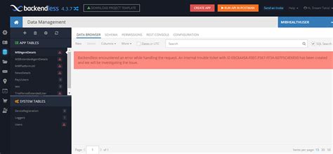 Migrated Back End Less 30 To 40 Encountered An Error While Handling