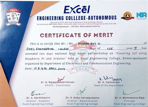 iot raspberrypi arduino workshop excelengineeringcollege… mohan