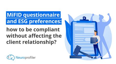 Mifid And Esg Guaranteeing A Good Client Relationship