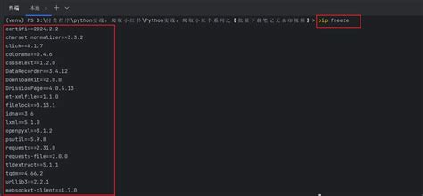 Python基础生成requirements txt文件 哔哩哔哩
