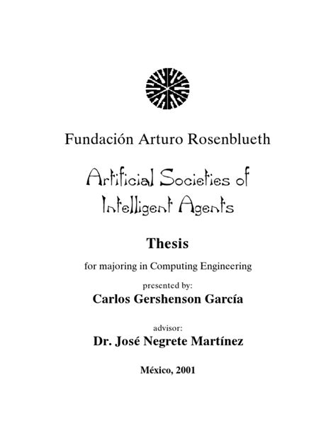 Artificial Societies Of Intelligent Agents Virtual Experiments Of Individual And Social