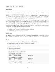 Lab IPTables Pdf ITN Lab IPTables Discussion This Lab Involves A Very Simple