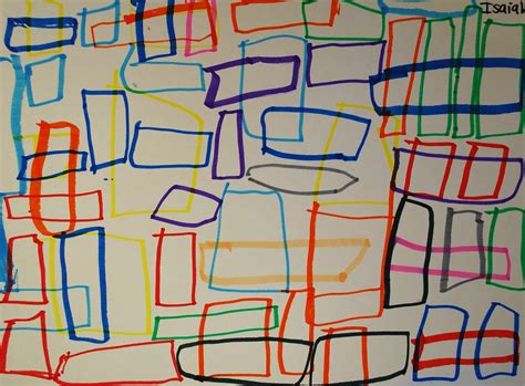 Adventures Of An Art Teacher St Grade Geometric Shape Drawings