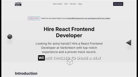 Varbintech 🇺🇦 On Linkedin Hire React And Angular Frontend Developers
