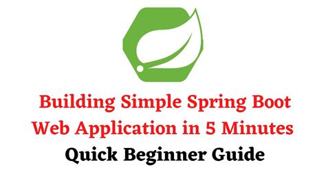 Building Spring Boot Mvc Web Application In 5 Minutes Thymeleaf Quick Beginner Guide Youtube