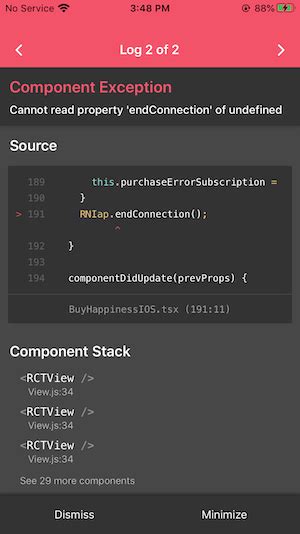 InitConnection Of Undefined Issue Hyochan React Native Iap GitHub
