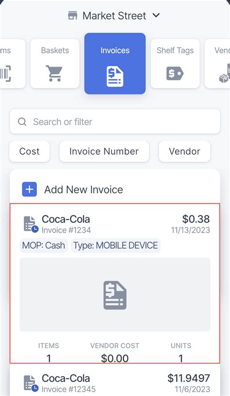 Editing An Incomplete Invoice