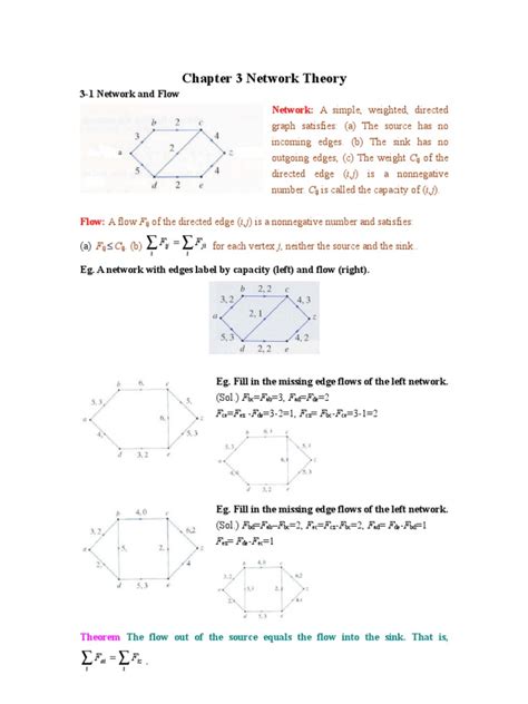 Chapter 3 Network Theory Pdf Combinatorics Networks Chapter 3 Network Theory Pdf Combinatorics Networks