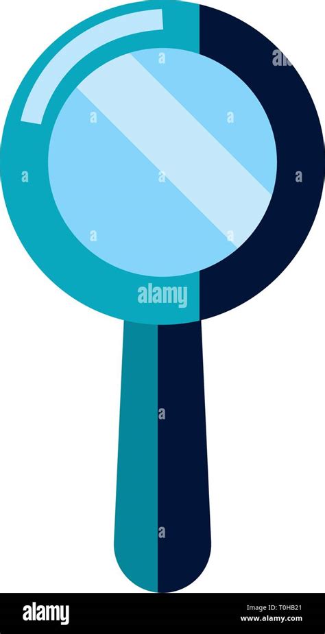 Magnifying Glass Analysis On White Background Vector Illustration Stock Vector Image And Art Alamy