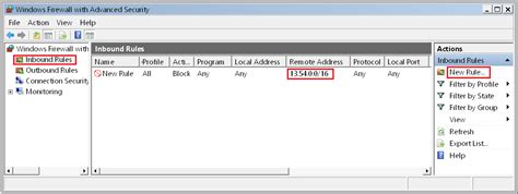 Networking How To Block Range Of Incoming IPs In Windows Advanced Firewall Super User