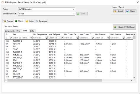 PCBI Manual Thermal Simulation Current Simulation Physics