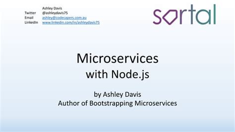 Building Microservices With Nodejs Part 3 Pptx Cloud Computing