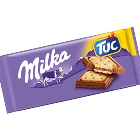 Milka Chocolate Bar with TUC Crackers, 3.52 oz. - The Taste of Germany