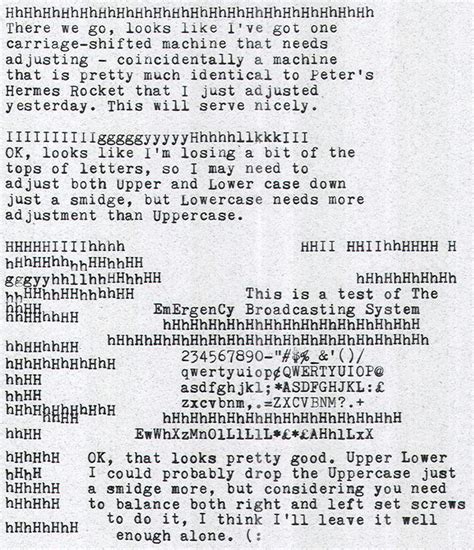 Typewriter Repair 101 Adjusting Vertical Typeface Alignment Carriage