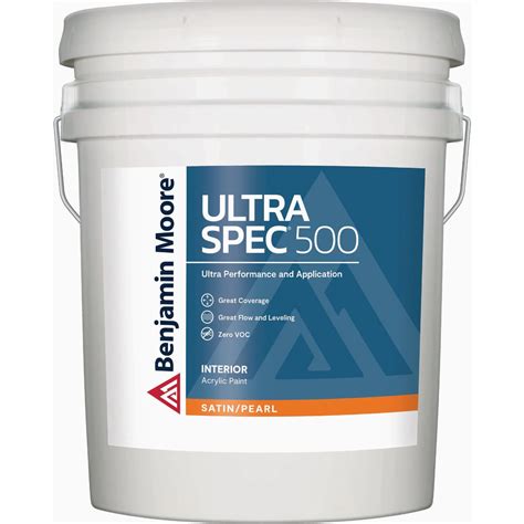 Benjamin Moore Ultra Spec 500 Acrylic Copolymer Satinpearl Interior