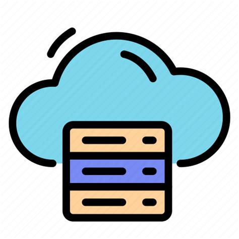 Cloud Computing Database Server Storage Hosting Data Icon Download On Iconfinder