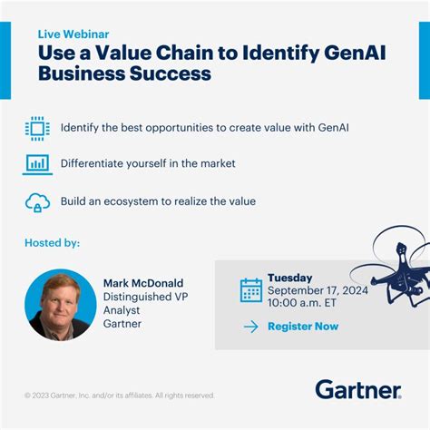 Use A Value Chain To Identify Genai Business Success Gartner Webinars Aravind T