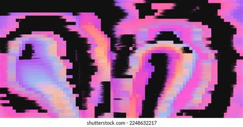 Texture Glitched Distorted Computer Screen Random Stock Illustration Shutterstock
