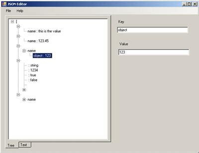 A Simple JSON Editor CodeProject