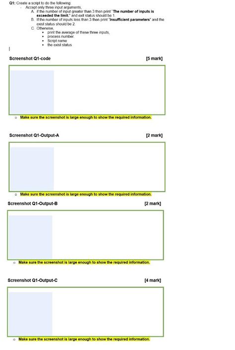 Solved Q1 Create A Script To Do The Following Accept Only