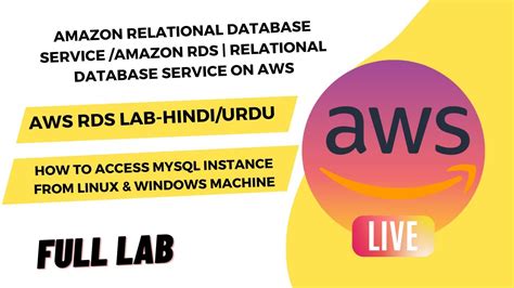Aws Relational Database Service Rds Masterclass Aws Rds Full Lab Rds Zero To Hero Rds In