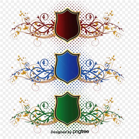 Vector Retro Shield Pattern Frame Retro Vector Shield Vector Pattern Vector Png And Vector