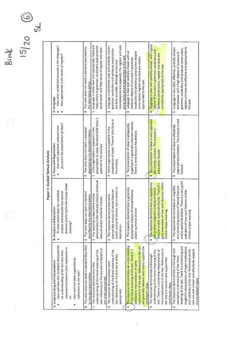 English Guided Analysis Docsity