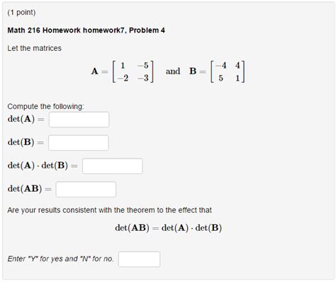 Solved Point Math Homework Homework Problem Let Chegg