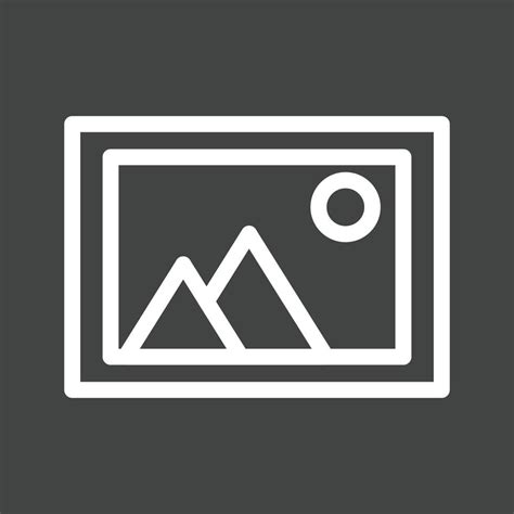 Picture Line Inverted Icon Vector Art At Vecteezy