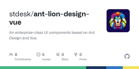 Github Stdeskant Lion Design Vue An Enterprise Class Ui Components