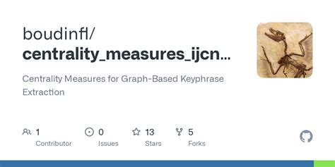 Github Boudinfl Centrality Measures Ijcnlp13 Centrality Measures For
