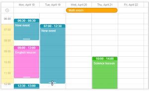 DHTMLX Scheduling Calendar Updated To Version
