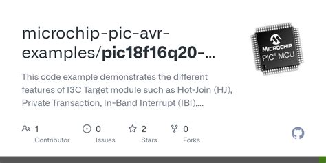 Github Microchip Pic Avr Examplespic18f16q20 I3c Getting Started