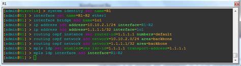 MATERI KULIAH Konfigurasi MPLS LDP Di Mikrotik